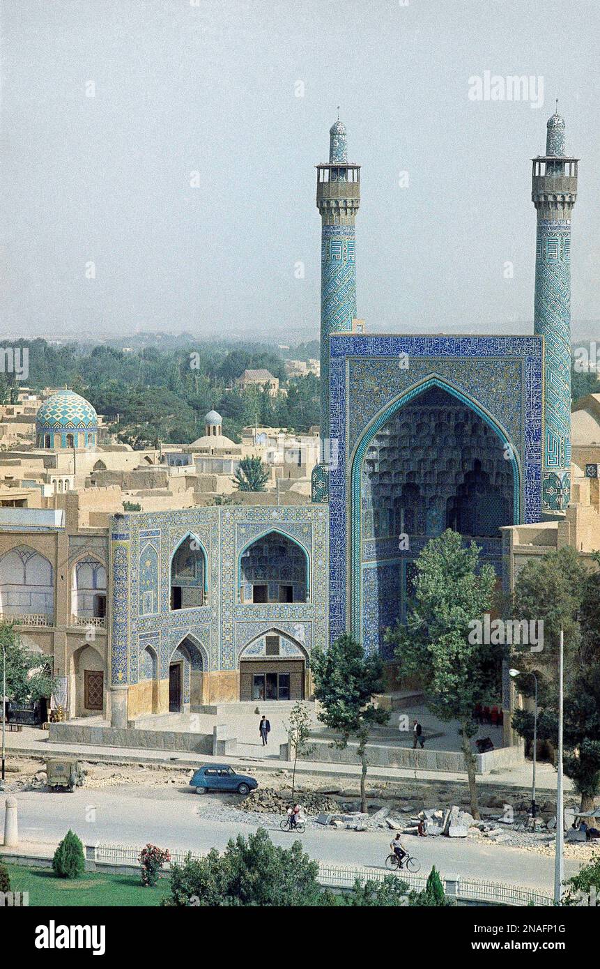 The Royal Mosque of Isfahan, Iran, mostly seen from the old Royal ...