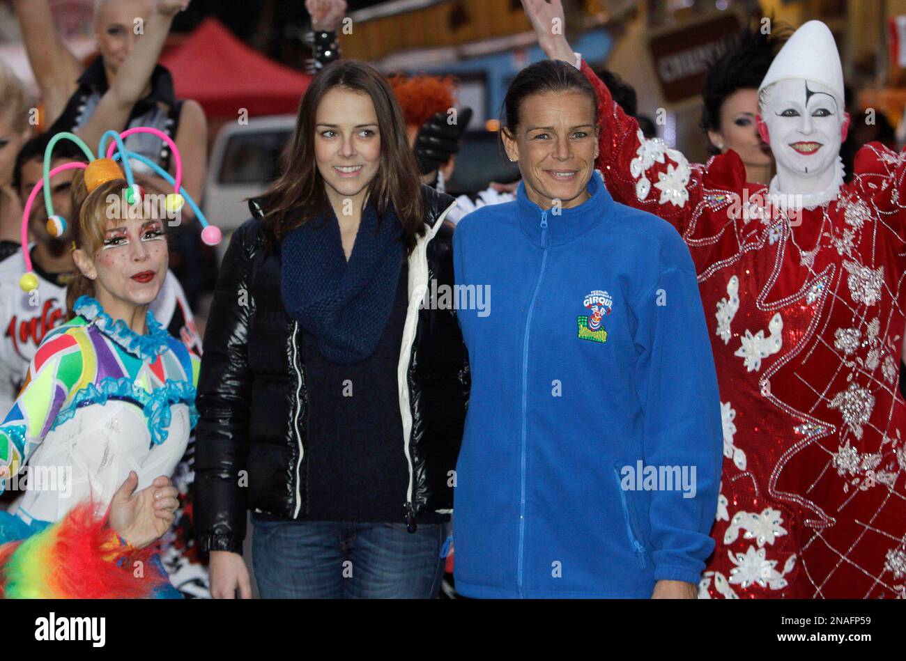 Princess Stephanie of Monaco and her daughter Pauline Ducruet pose as ...