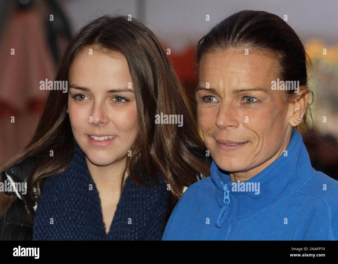 Princess Stephanie of Monaco and her daughter Pauline Ducruet pose as ...