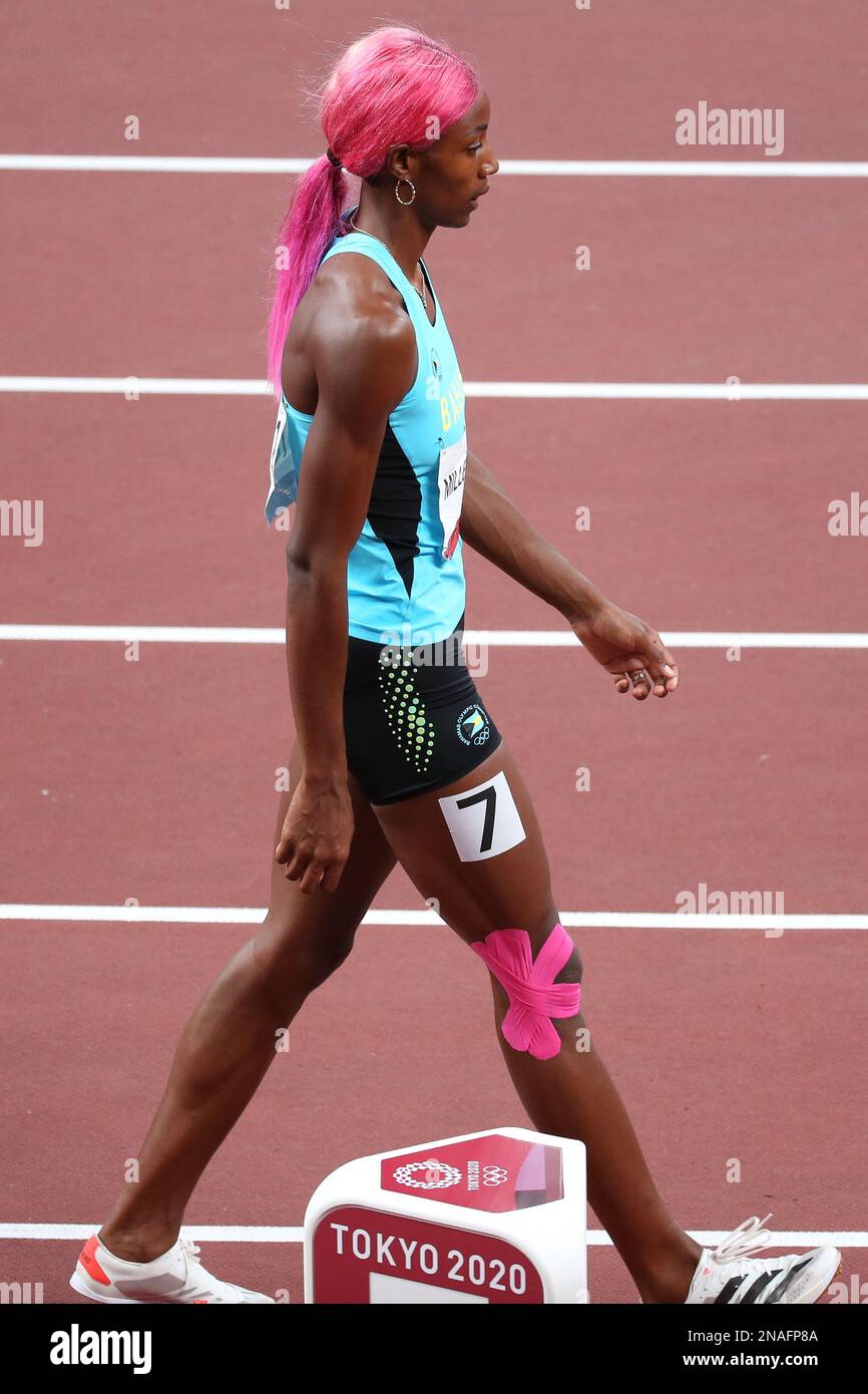 AUG 06, 2021 - Tokyo, Japan: Shaunae Miller-Uibo of Bahamas in the ...