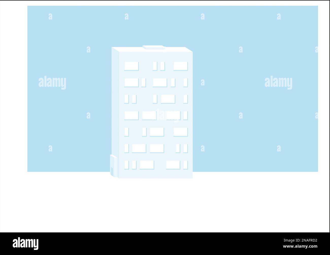 7 storey Tower block Stock Photo - Alamy