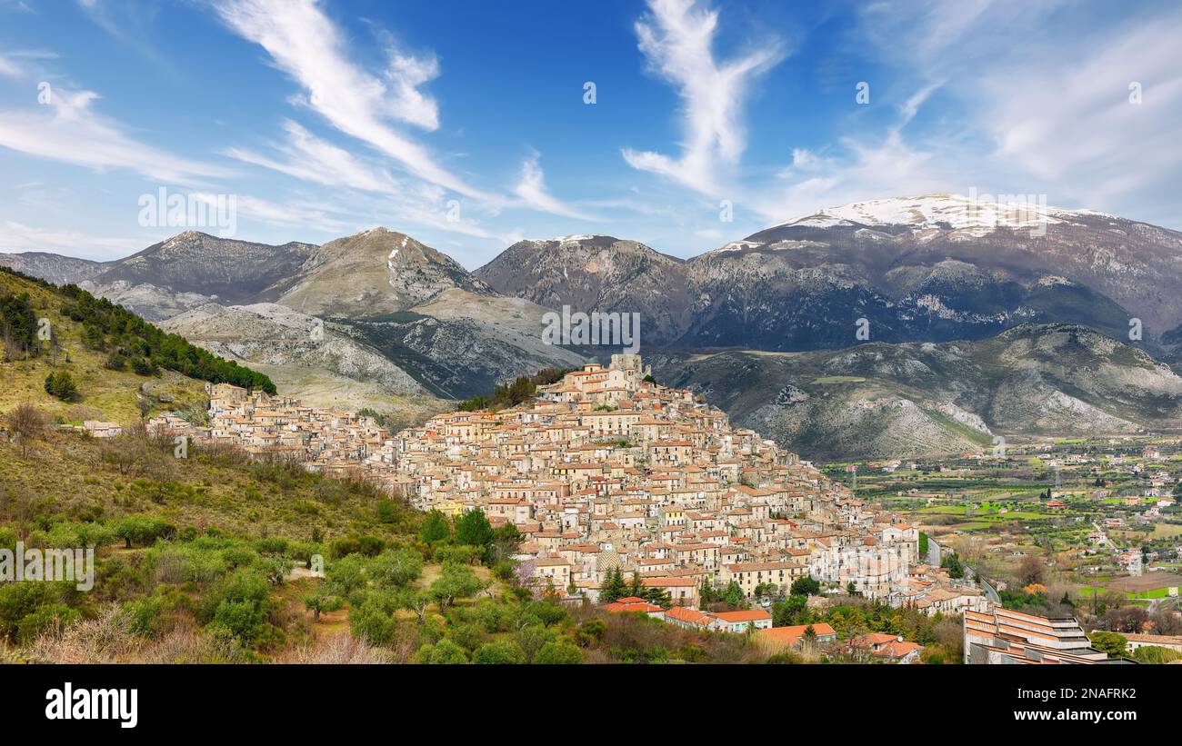 Amazing view of Morano Calabro. One of the most beautiful villages ...