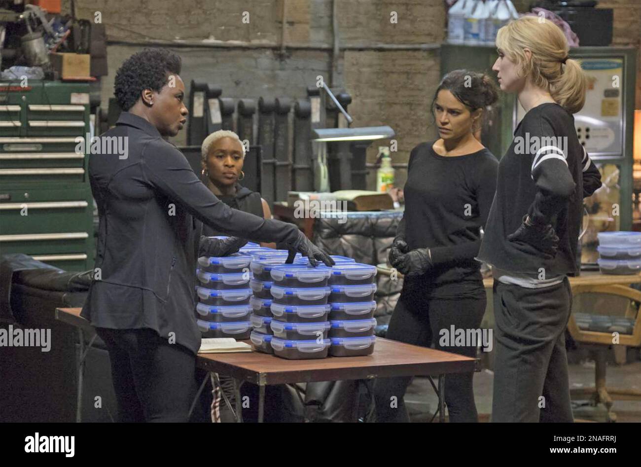 WIDOWS 2018 20th Century Fox film with from left Viola Davis, Cynthia ...