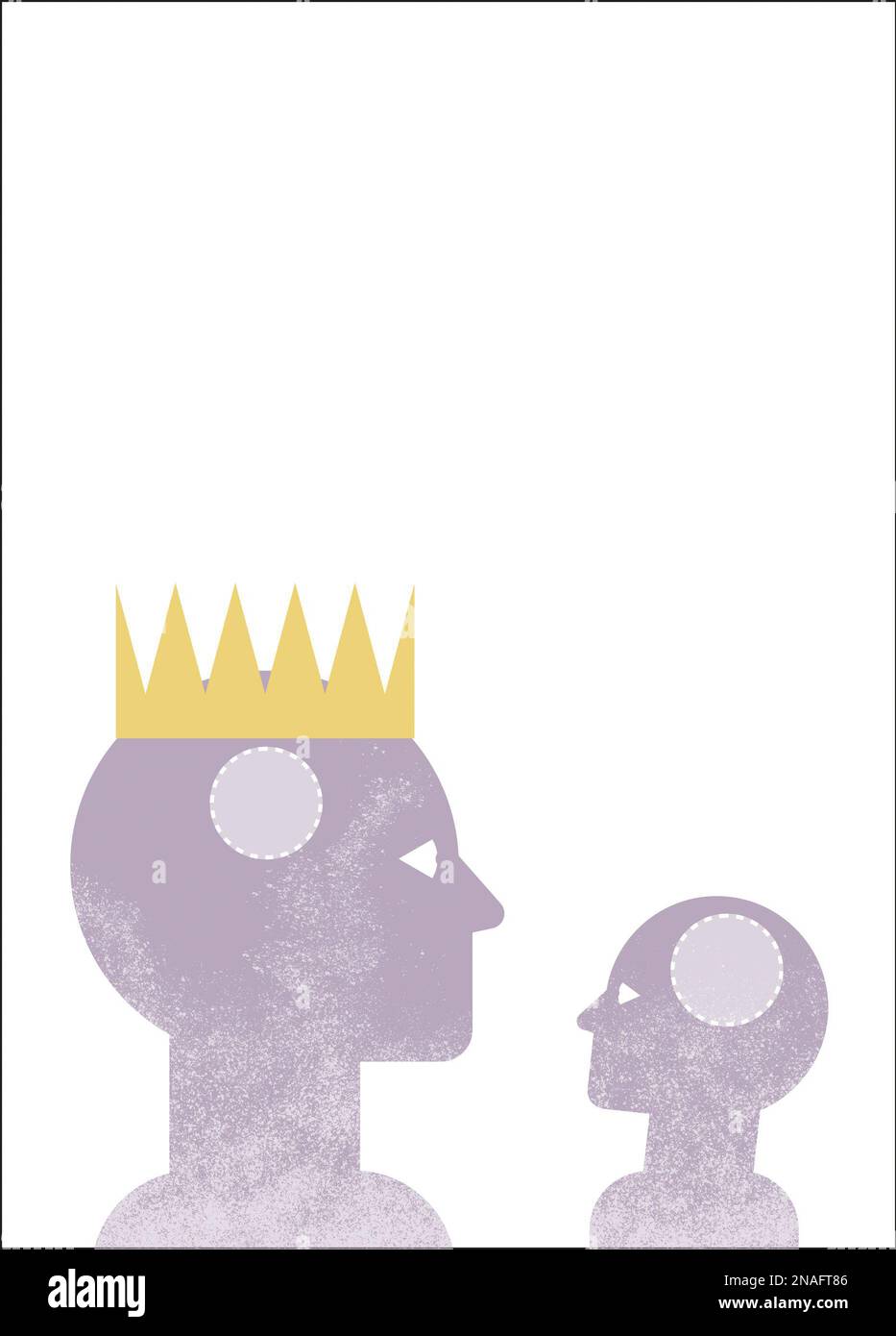 King and subject Stock Photo - Alamy
