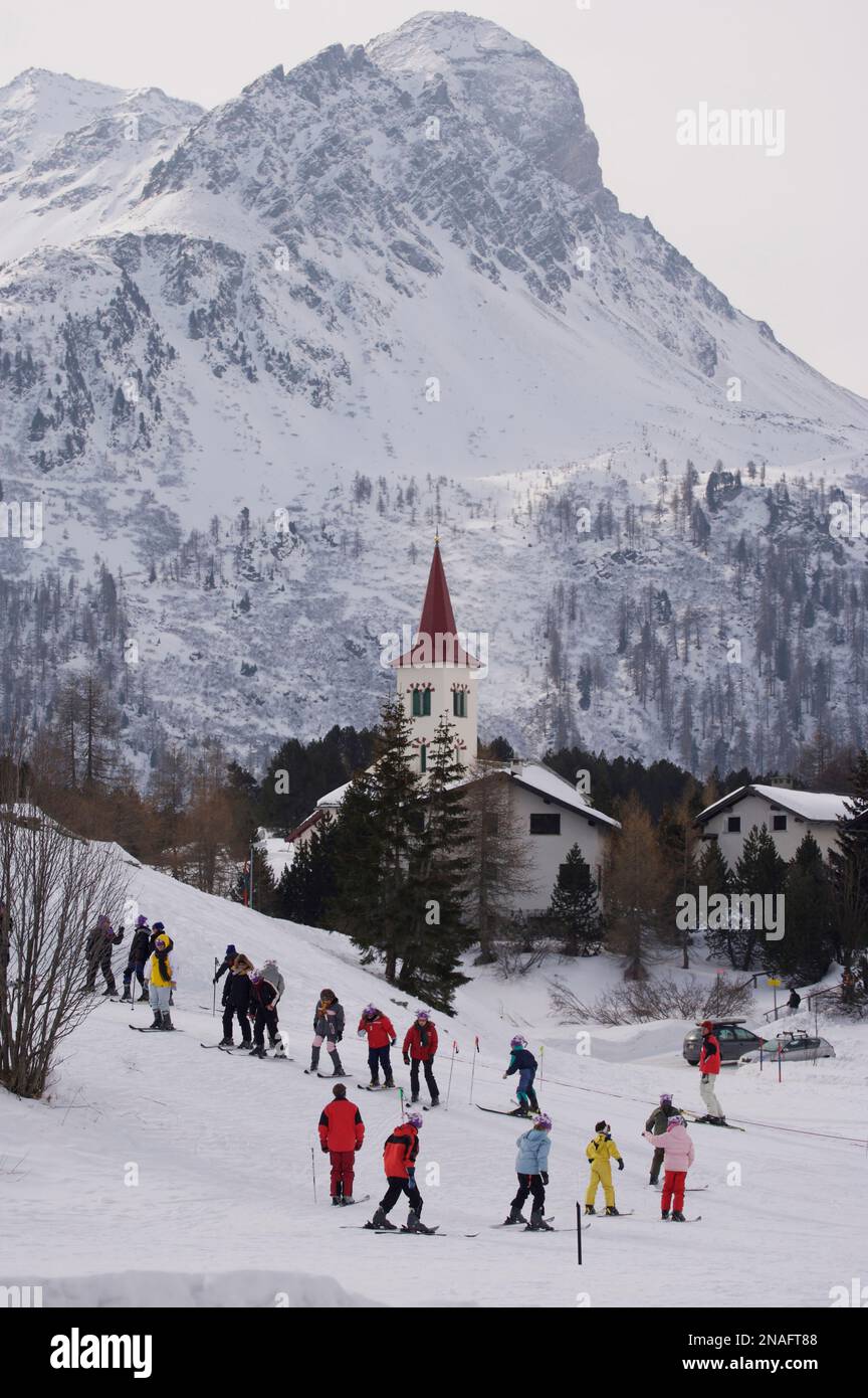 Saint moritz ski hi-res stock photography and images - Alamy