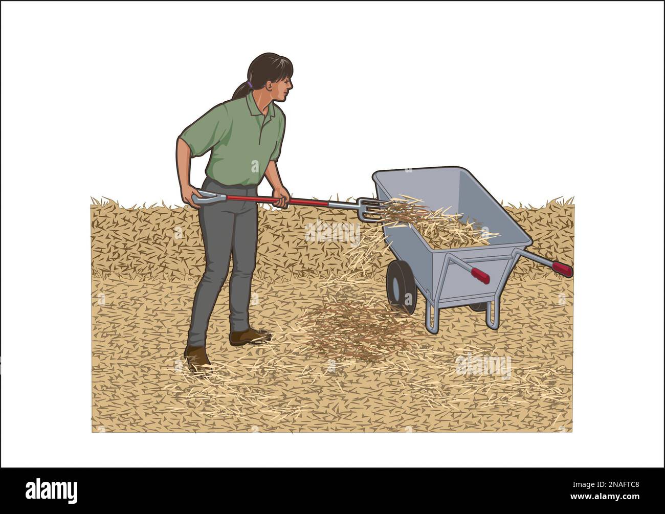 Step 2 artwork-sort the bedding Stock Photo - Alamy