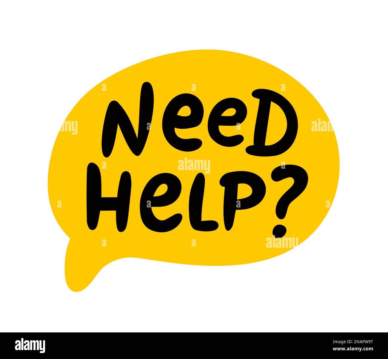 NEED HELP speech bubble. Need help text with question mark. Support ... NEED HELP speech bubble. Need help text with question mark. Support ...