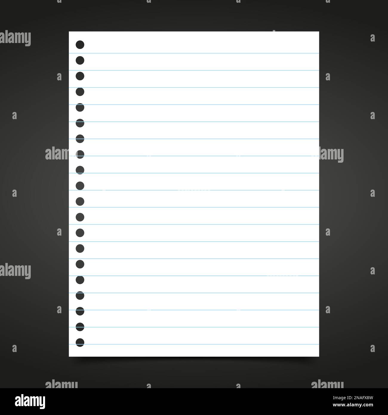 Block note white Stock Vector Images - Alamy