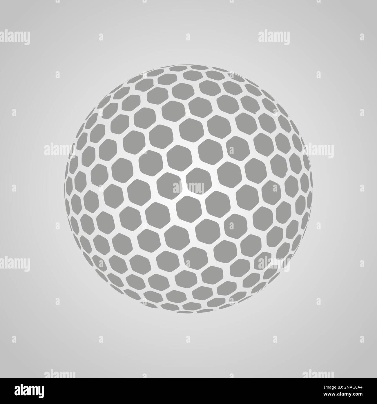 Vector golf ball isolated on a gray background Stock Vector Image & Art ...