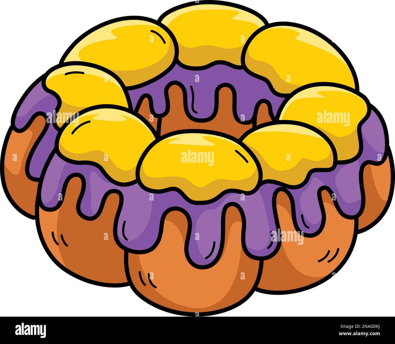 Cake Cartoon Colored Clipart Illustration Stock Vector Image & Art - Alamy