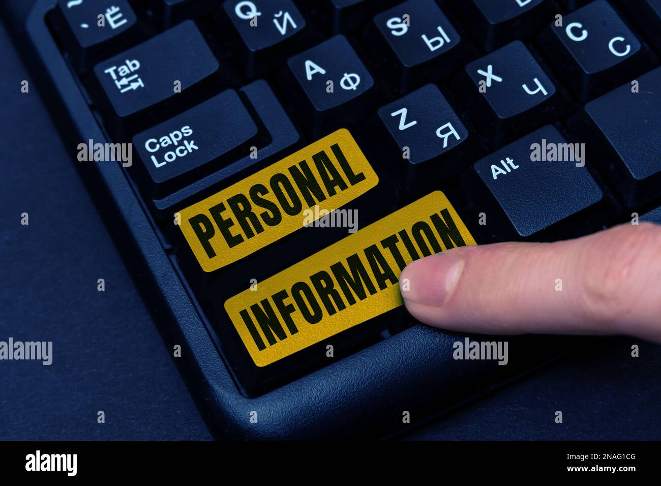 Text showing inspiration Personal Information. Internet Concept ...