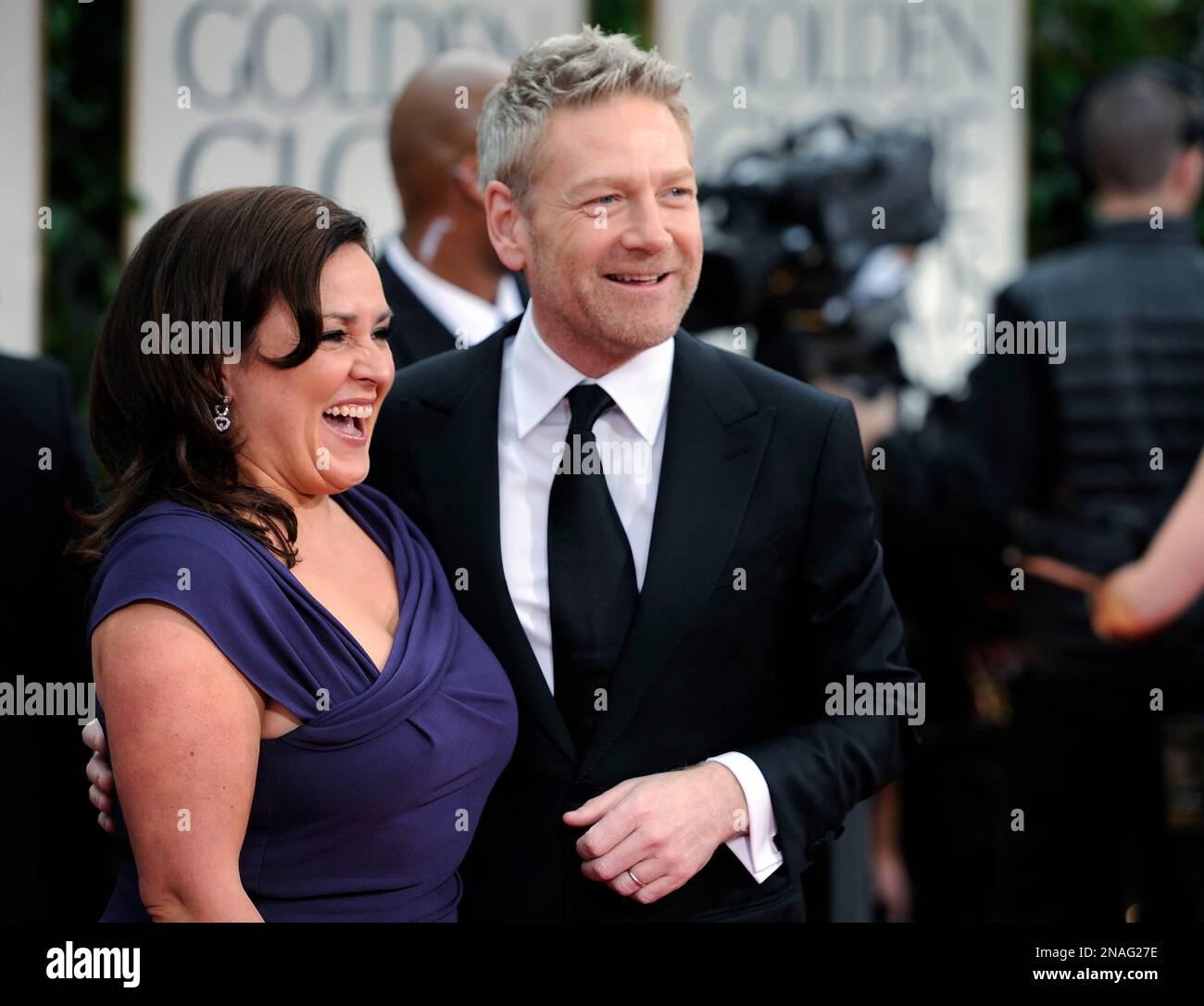 Kenneth Branagh, right, and his wife Lindsay Branagh arrive the 69th ...