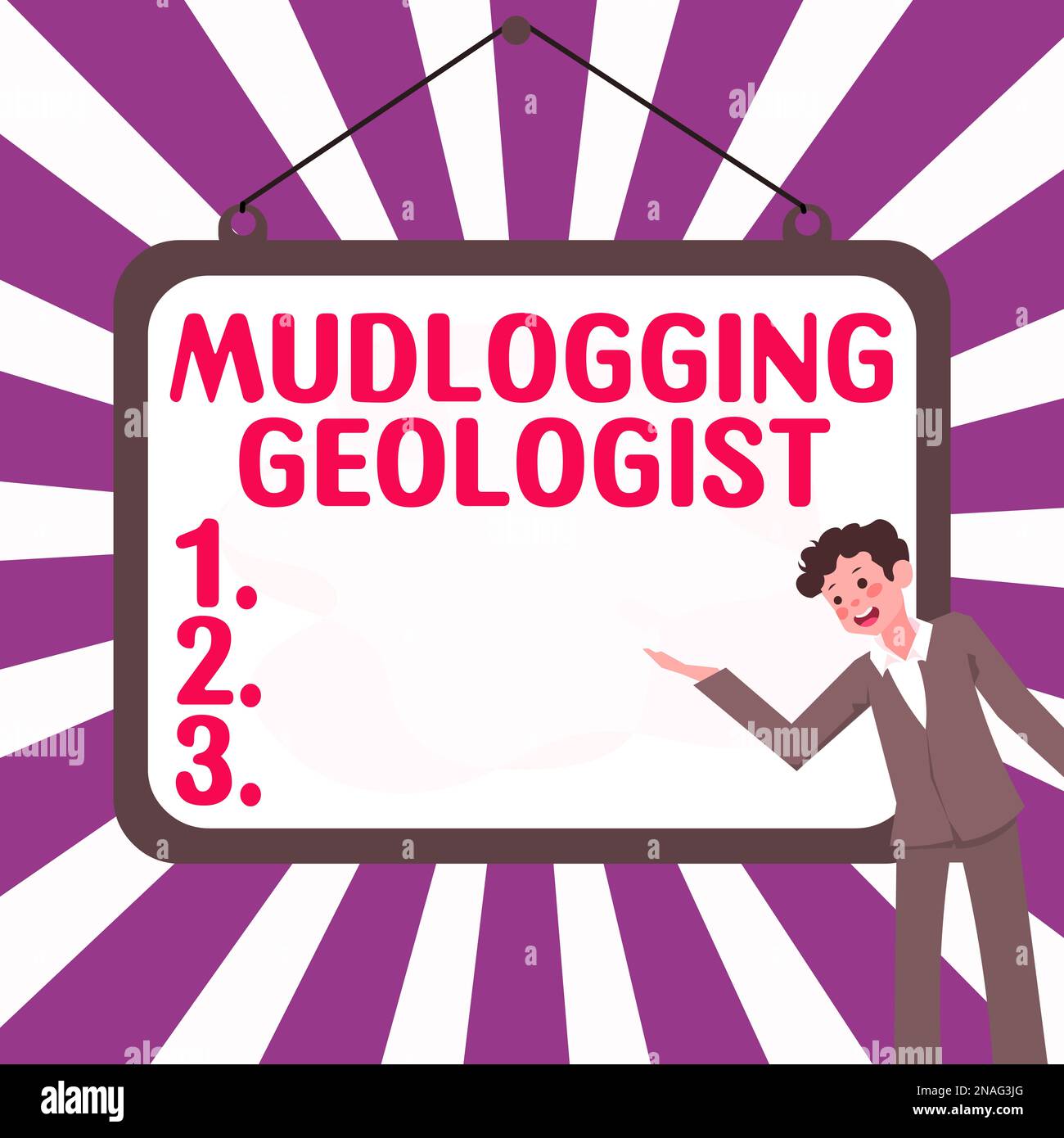 Text showing inspiration Mudlogging Geologist. Business concept gather ...