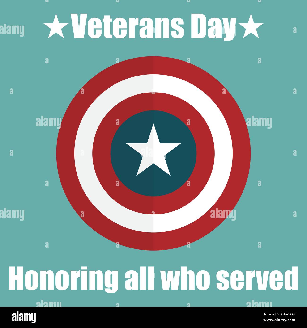 Shield with USA Veterans Day icon. Protect privacy Illustration, badge ...