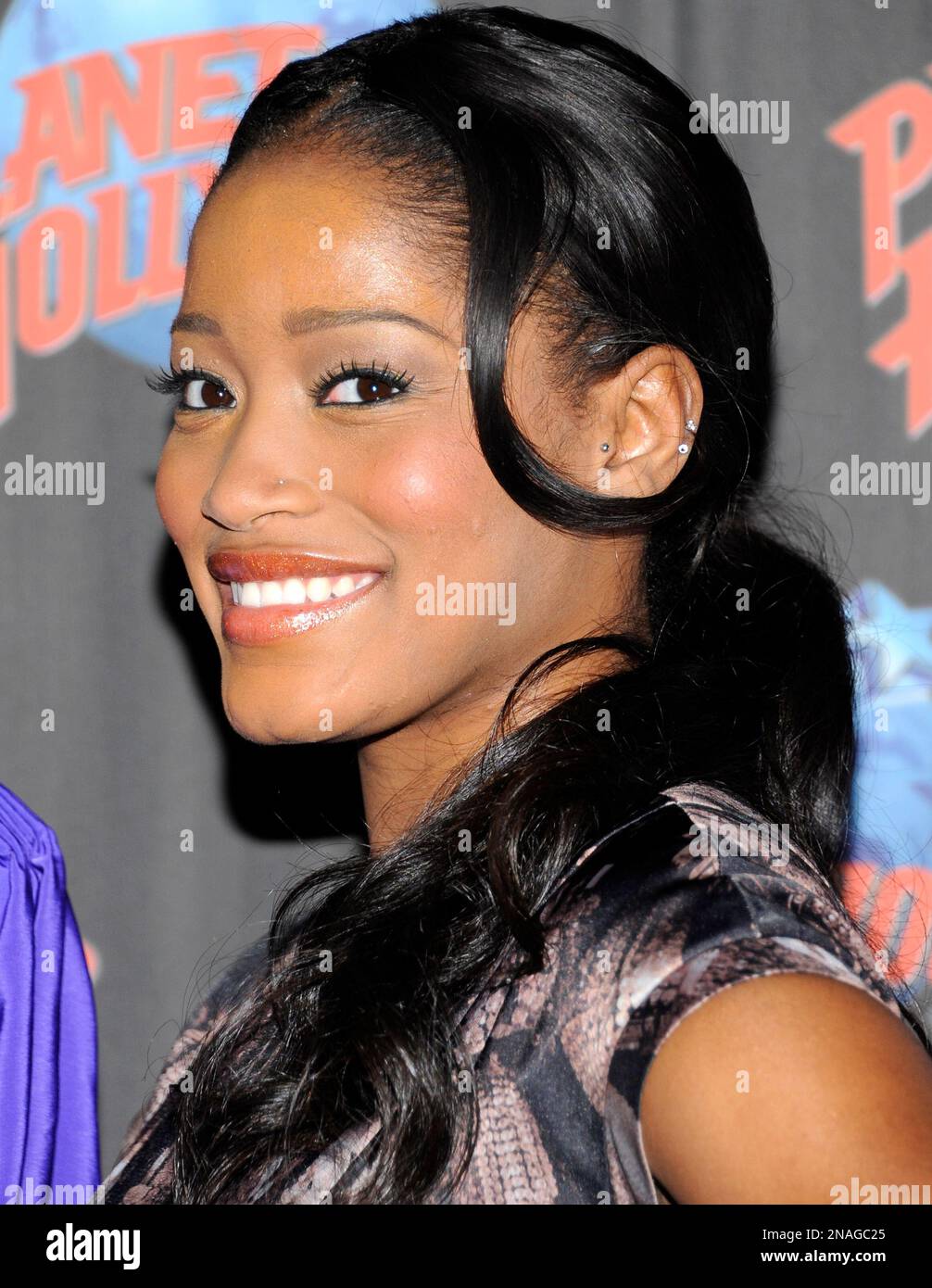 Actress Keke Palmer makes an appearance at Planet Hollywood in Times ...