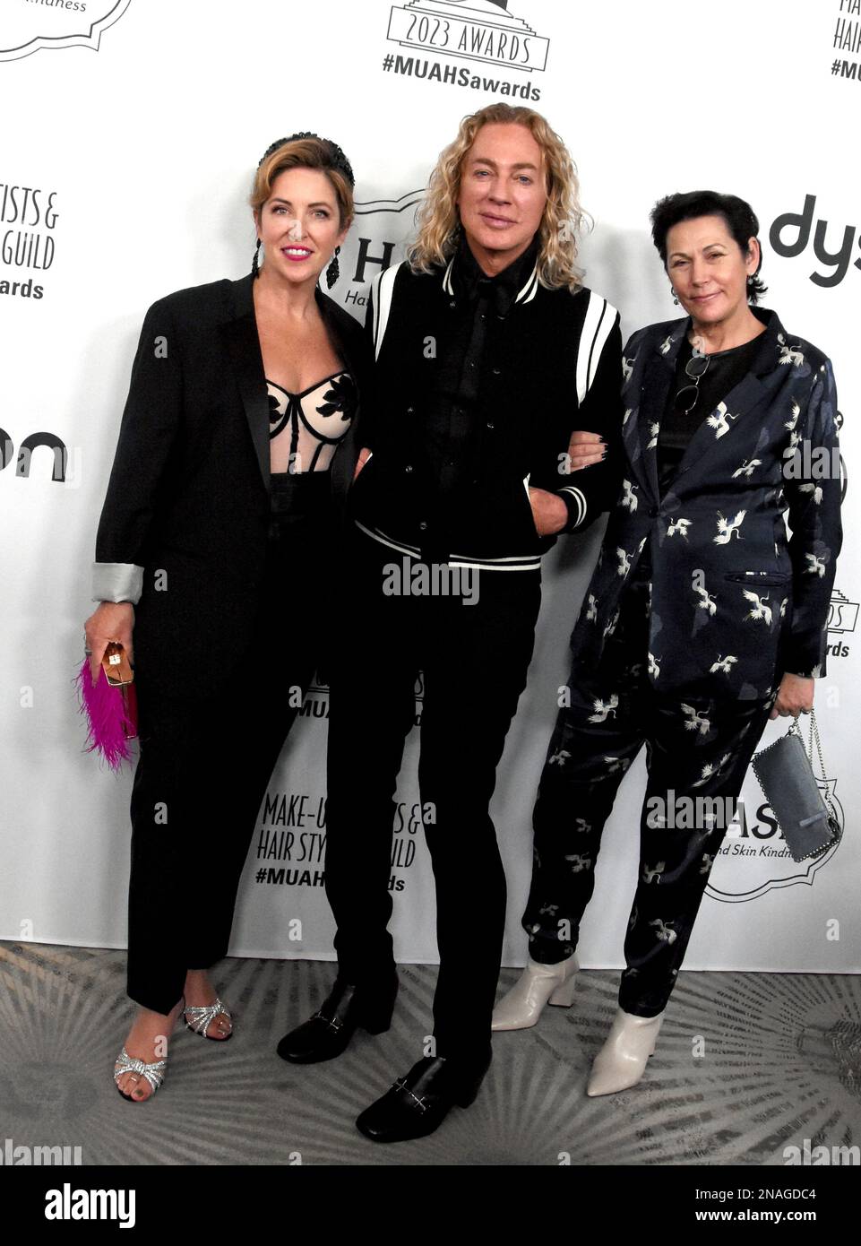 Beverly Hills, California, USA 11th February 2023 (L-R) Make-up Artists ...