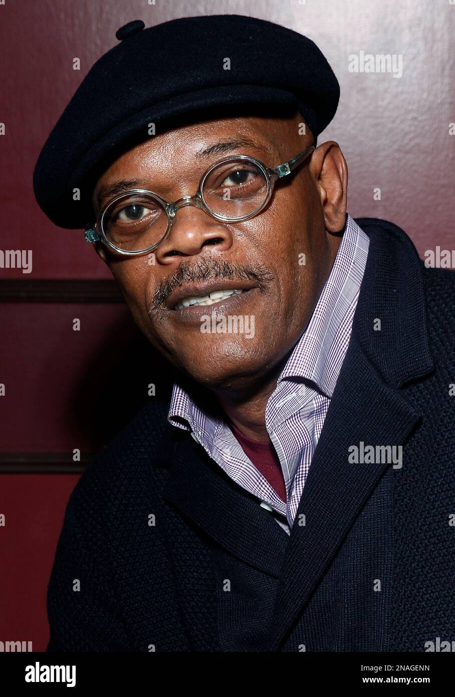 Actor Samuel L. Jackson poses for a portrait following a ceremony at ...