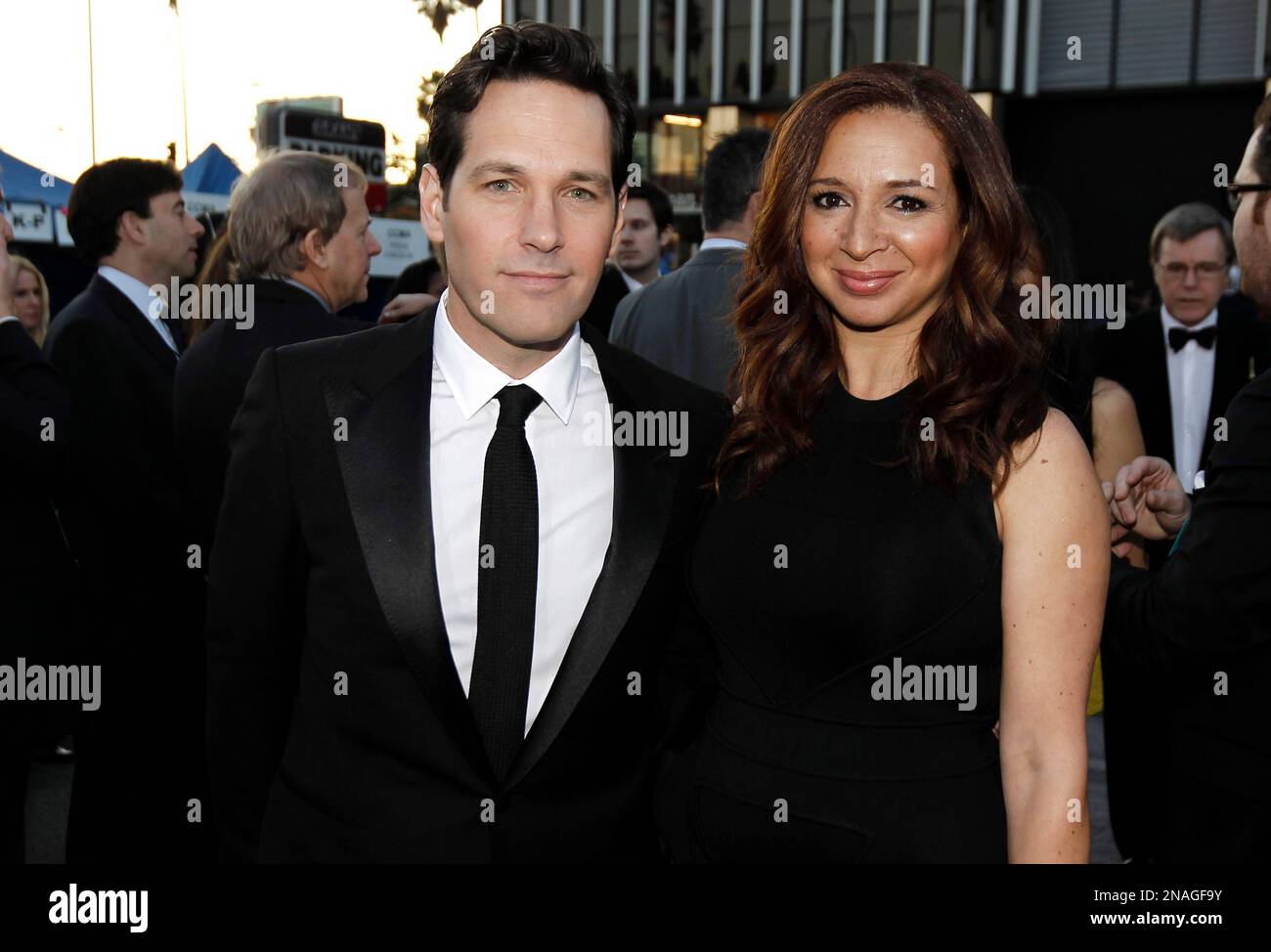 Paul Rudd, left, and Maya Rudolph pose together at the 17th Annual ...