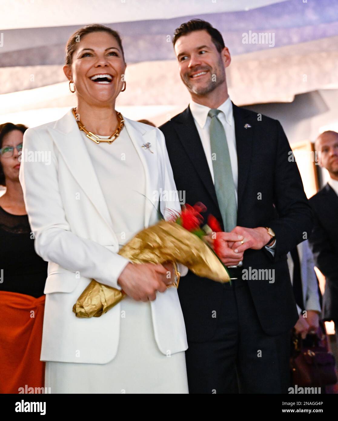 Sweden's Crown Princess Victoria and Prince Daniel visit the National ...