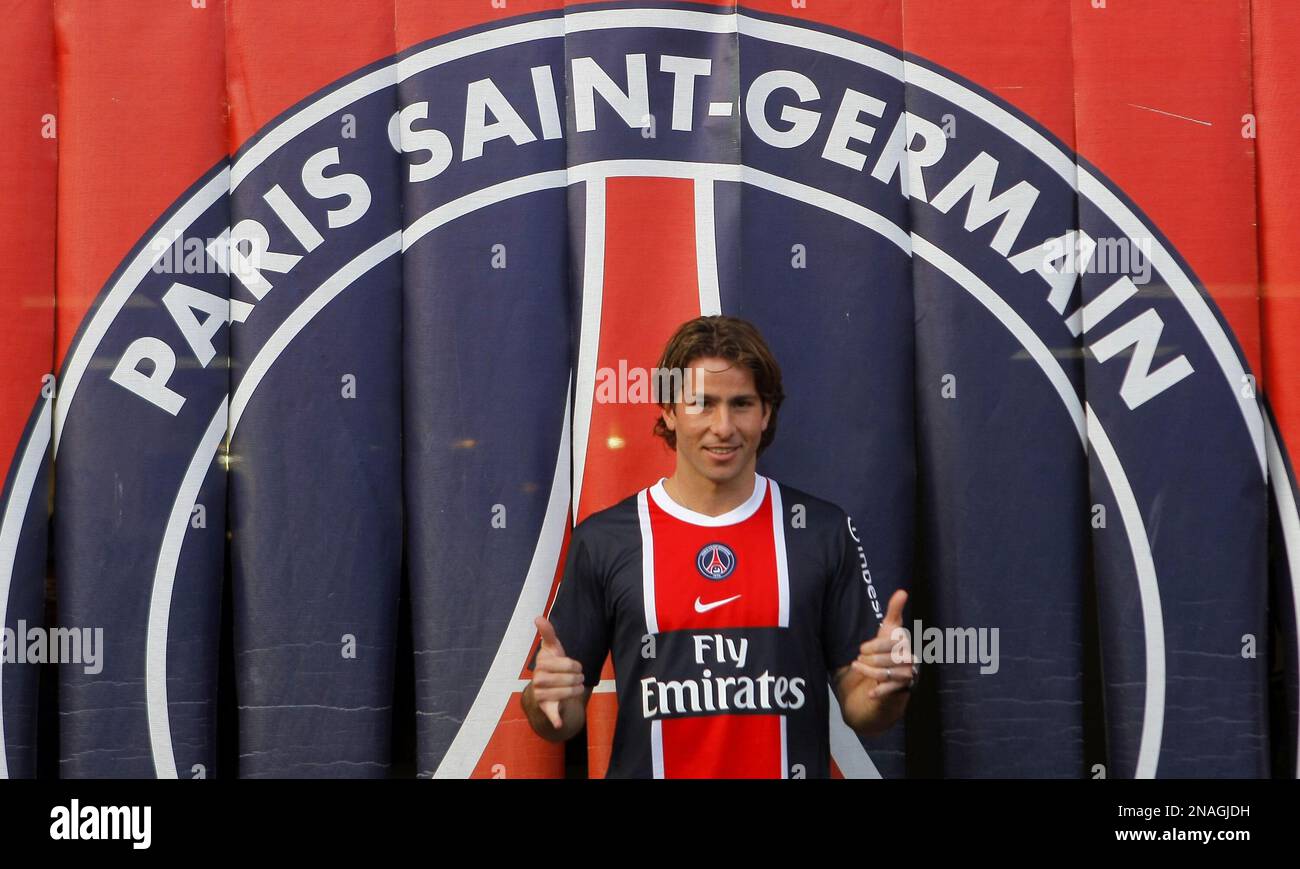 Paris Saint Germain's (PSG) new signing player Maxwell Scherrer ...