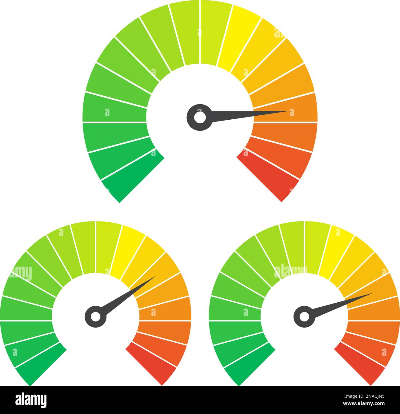 Set of measuring icons on a white background. Speedometer icons set ...