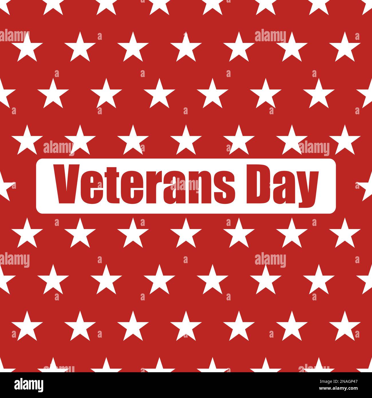 USA flag seamless pattern. White stars on a red background. Veterans ...