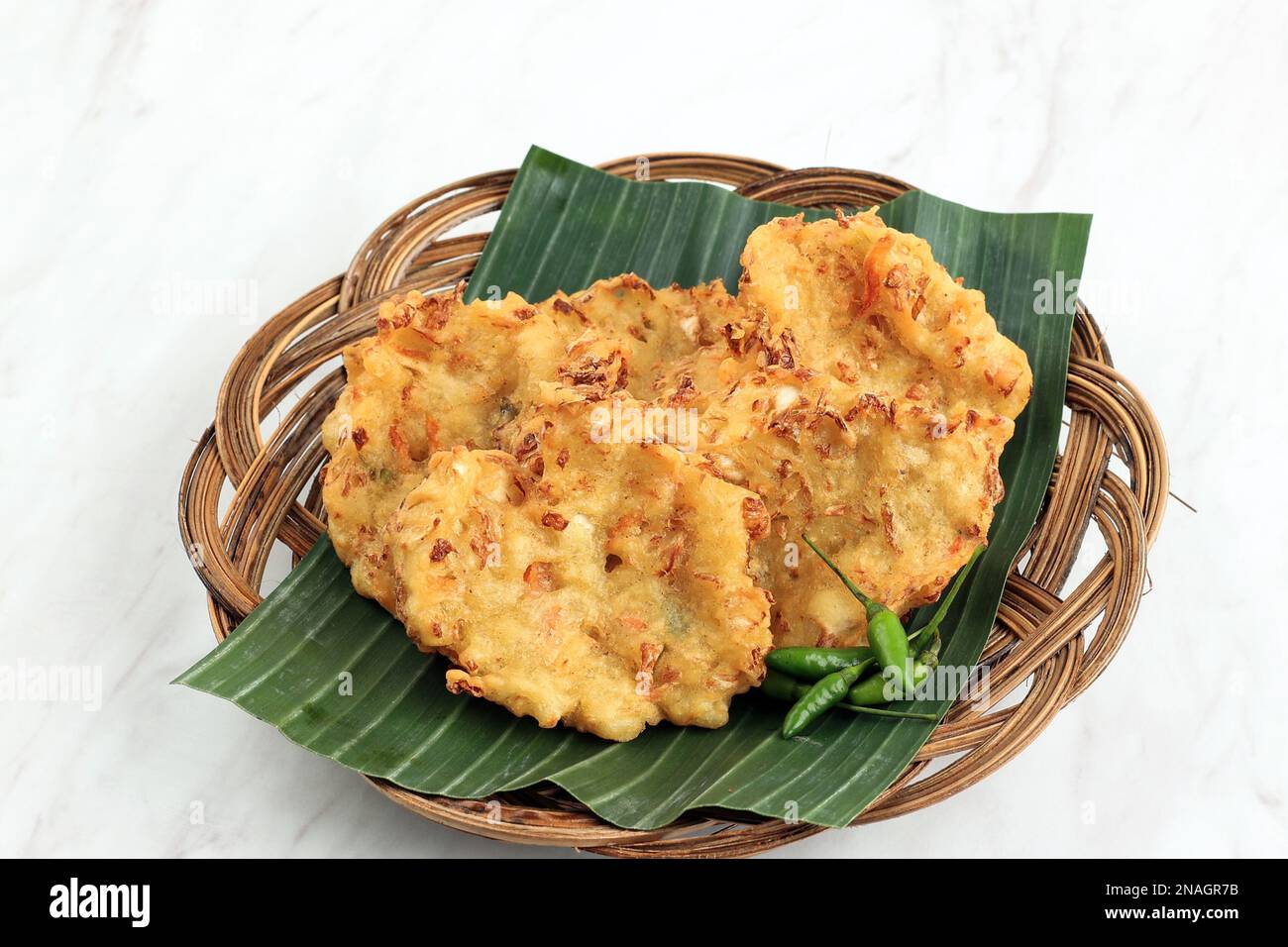 Bakwan Sayur Bakwan Goreng or Bala Bala Ote Ote, Indonesian Popular ...