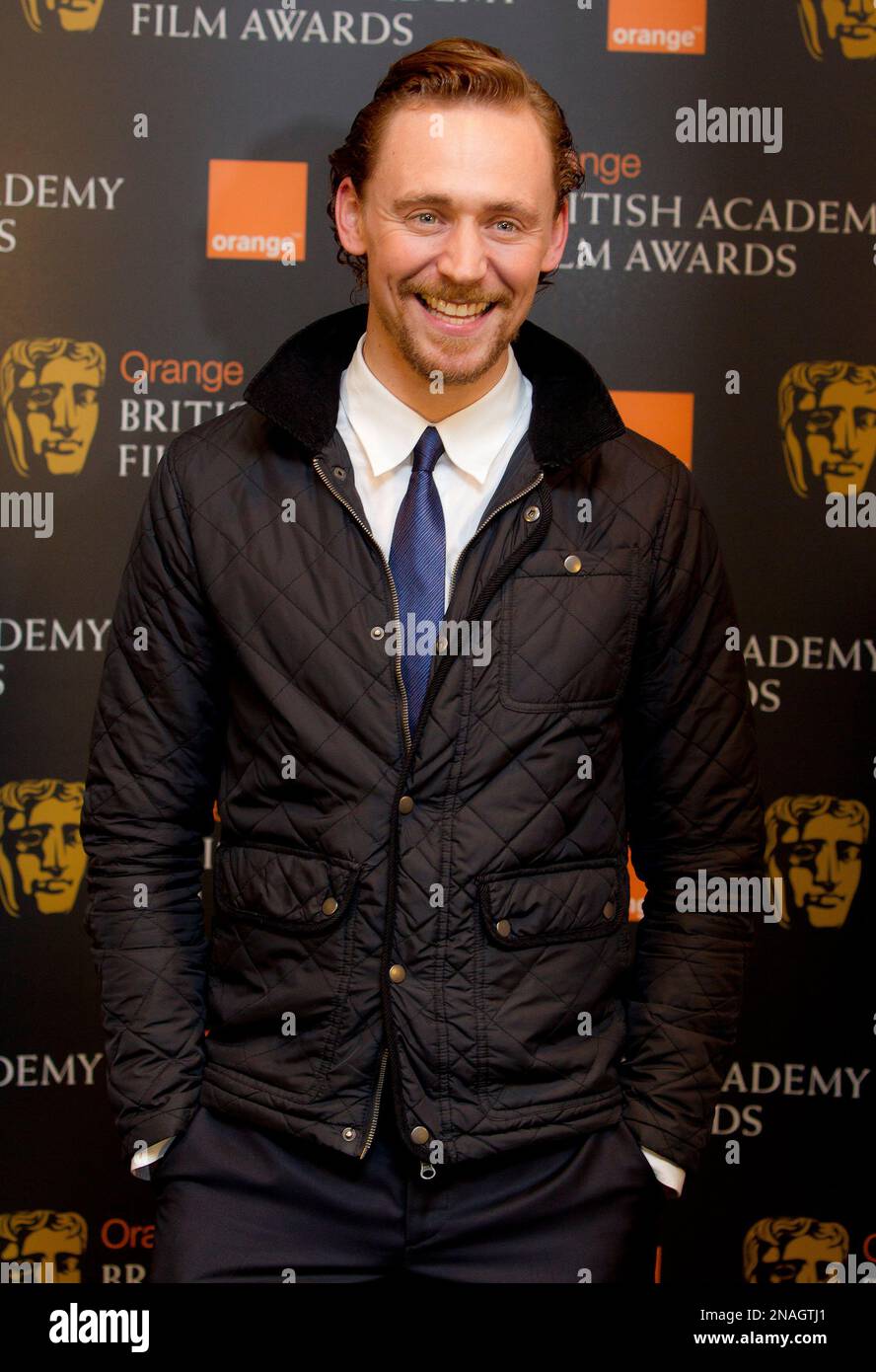 British actor Tom Hiddleston, is unveiled to media at BAFTA HQ as an ...