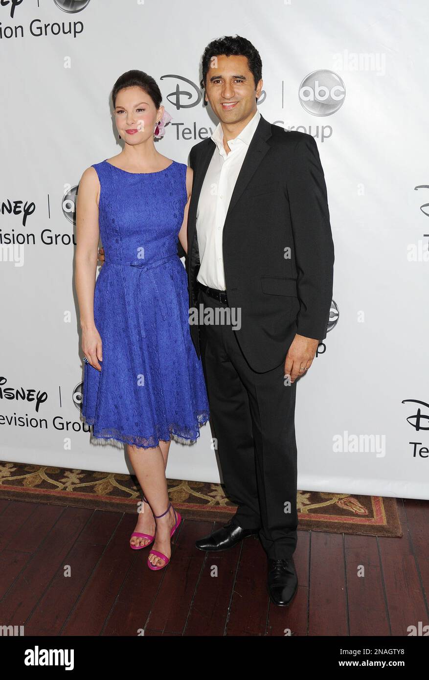 Ashley Judd, at left, and Cliff Curtis arrives at Disney ABC Television ...