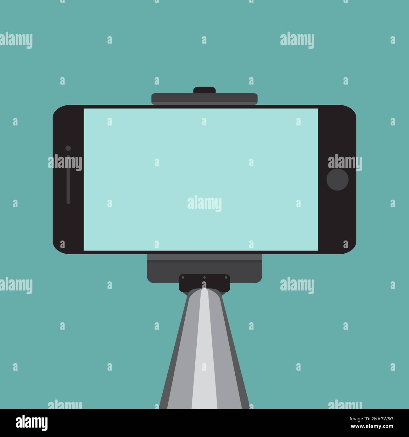 Selfie stick mobile phone icon Stock Vector Images - Alamy