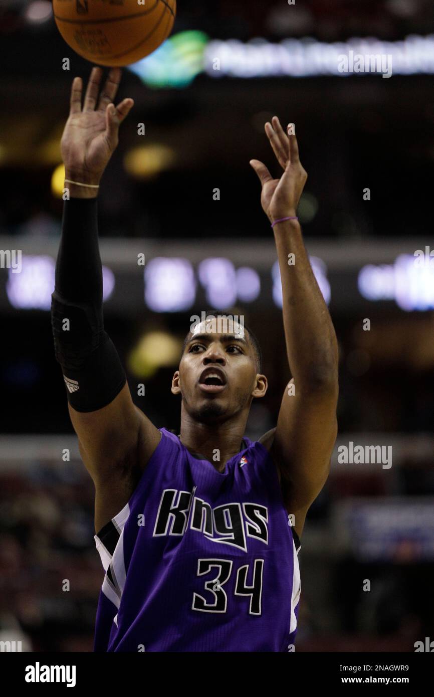 Sacramento Kings' Jason Thompson (34) during an NBA basketball game ...