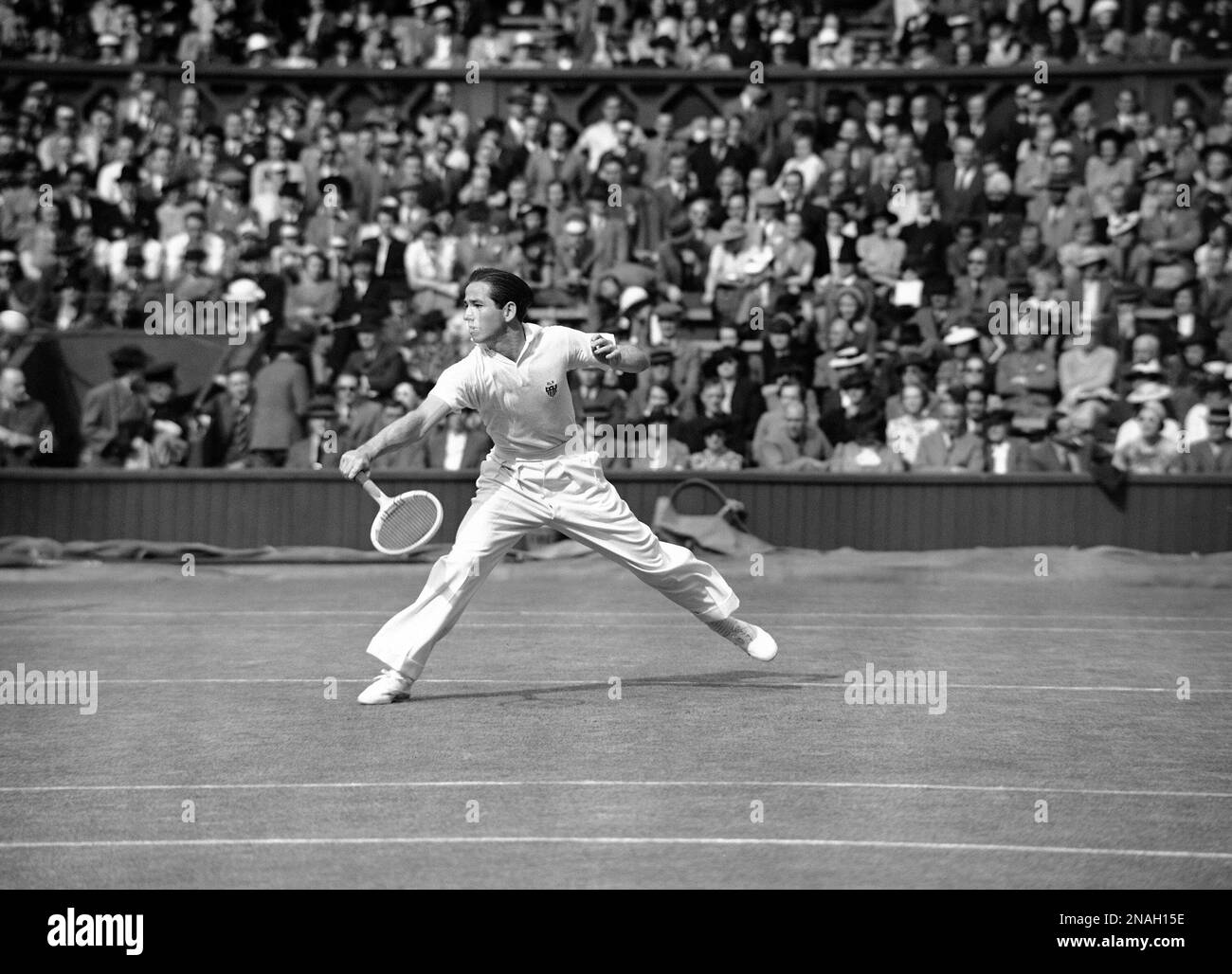 American tennis player Robert Larimore Riggs, know as Bobby Riggs, in ...