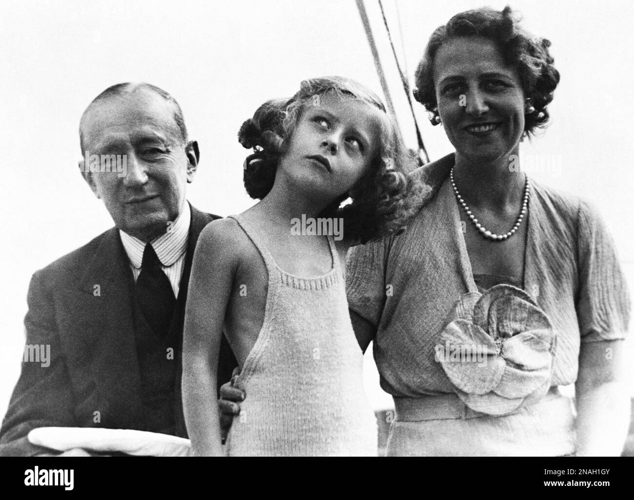 Italian inventor Marchese Guglielmo and Marchesa Maria Marconi with ...