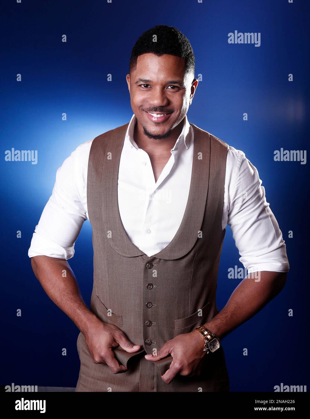 Actor Hosea Chanchez from the BET show 'The Game' poses for a portrait ...