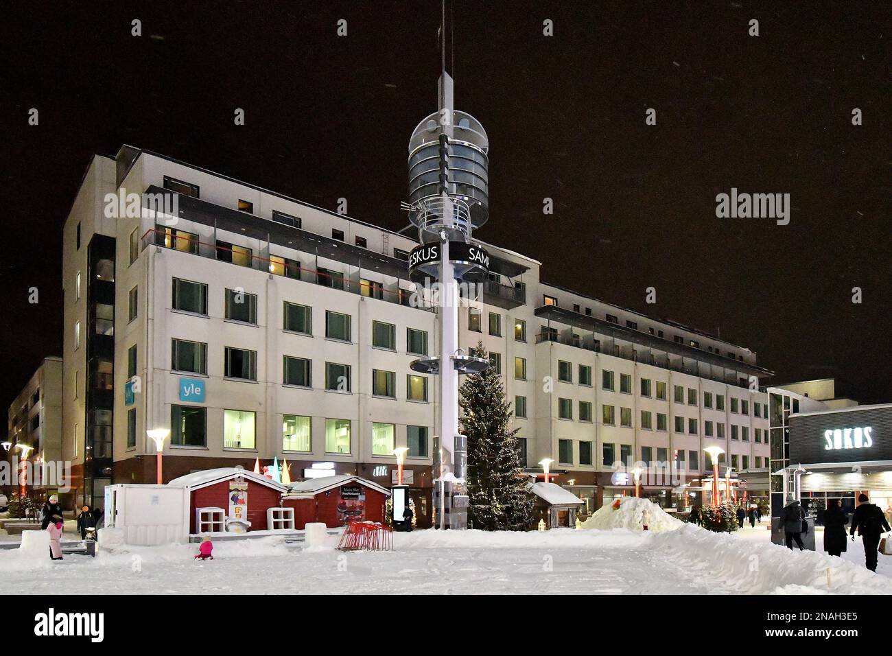 Lordi's Square in central Rovaniemi, Finland, January 30, 2023. (CTK ...