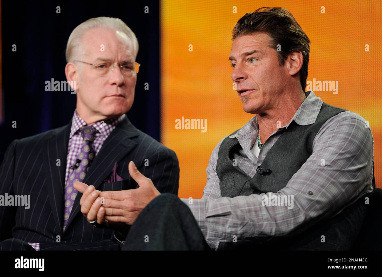 Tim Gunn, left, and Ty Pennington, co-hosts of the ABC series "The ...