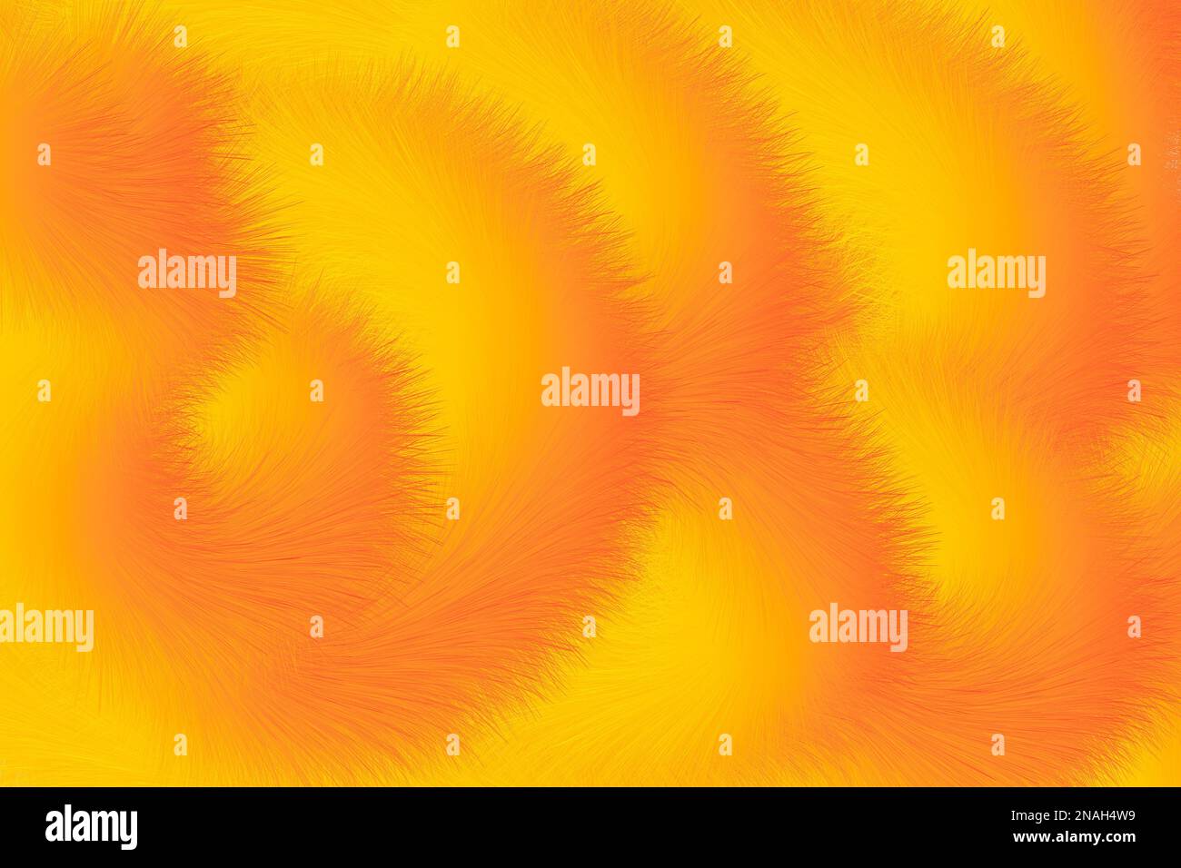 Abstract wallpaper of furry texture in orange color. Decorative relief ...