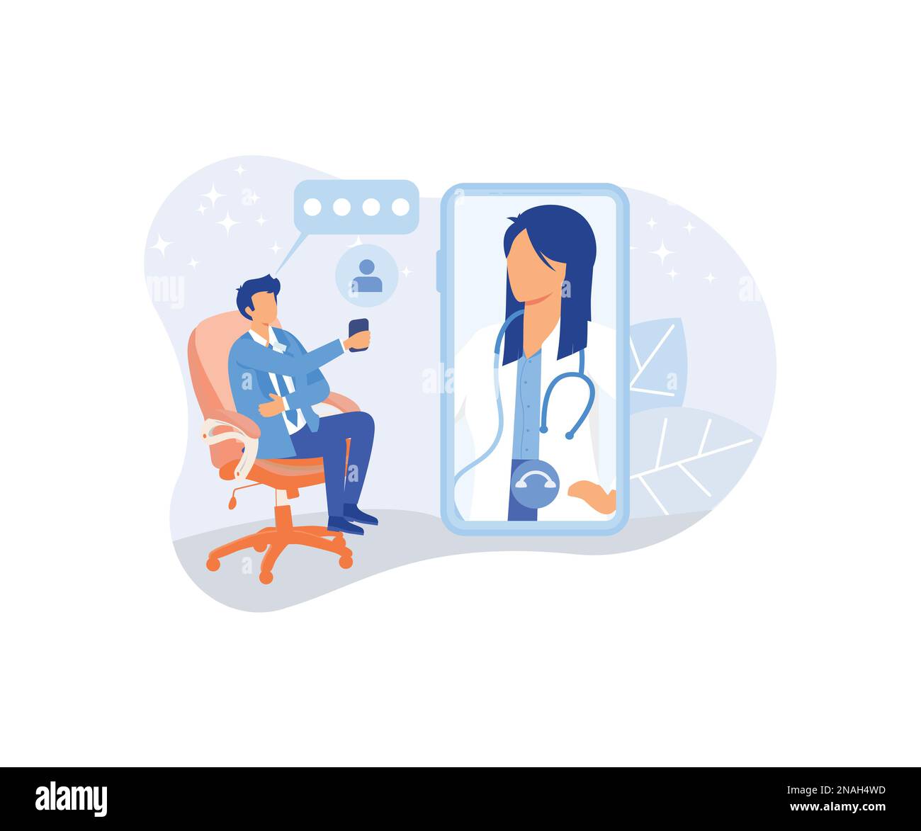 Receiving patients Stock Vector Images - Alamy