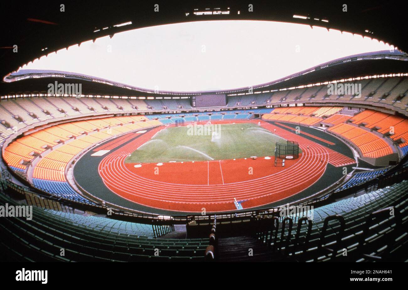A view in the main stadium at the Seoul Olympic Sports Complex in South ...