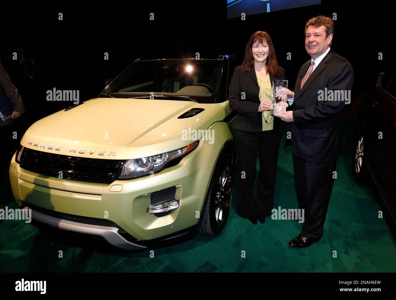 Kim McCullough, Brand Vice President, and Andy Goss, President, Land ...