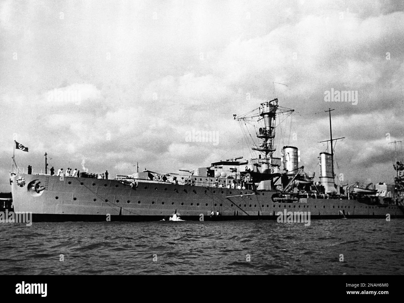 During her visit to the far east, the German cruiser, Emden, the third ...