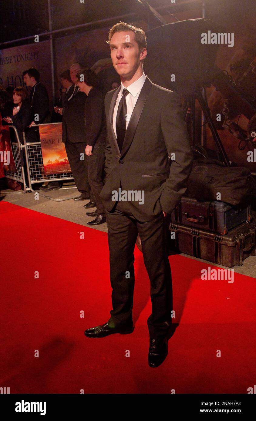 Benedict Cumberbatch arrives for the UK Premiere of 'War Horse' in aid ...