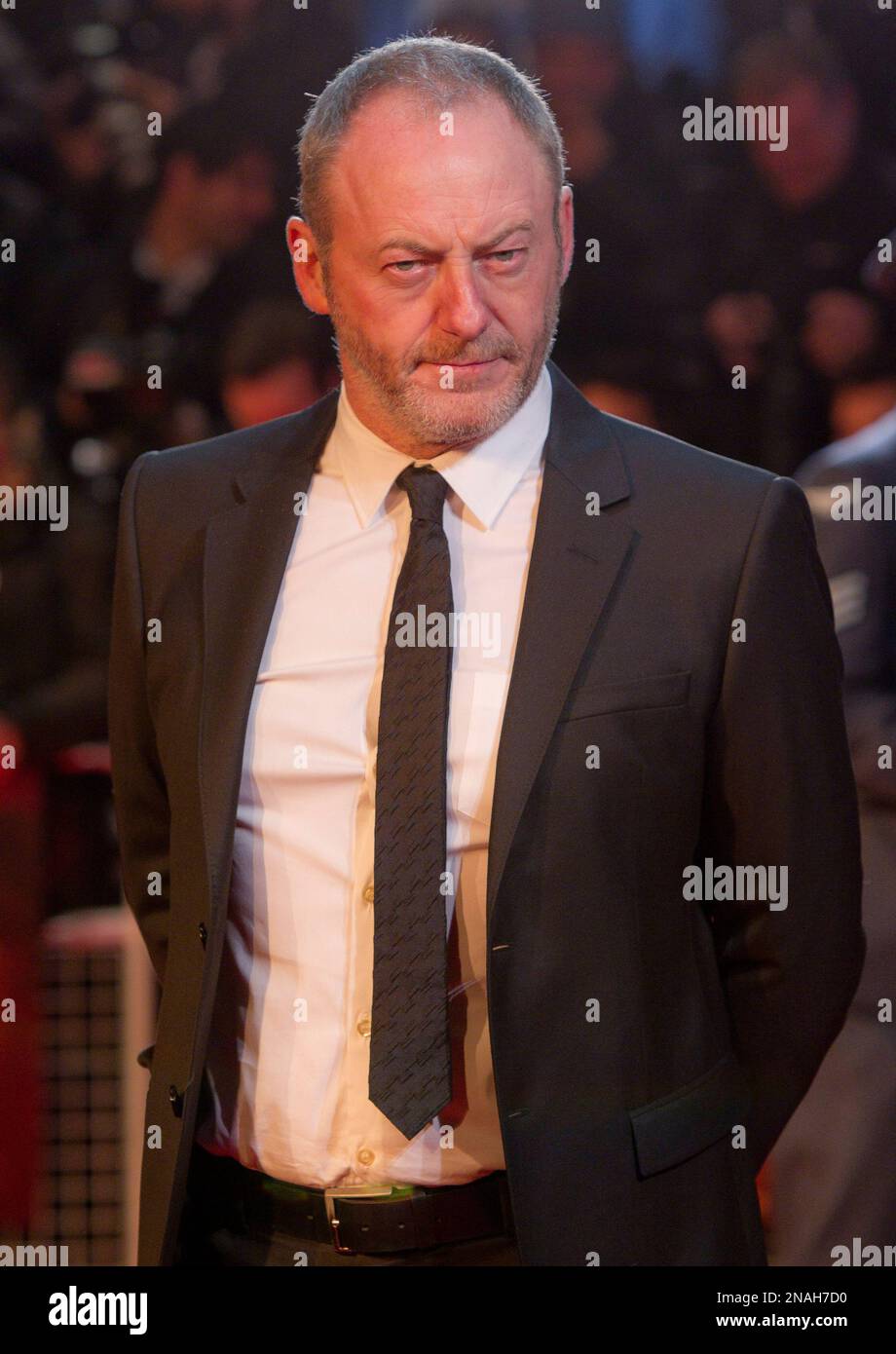 Liam Cunningham arrives for the UK Premiere of 'War Horse' in aid of ...