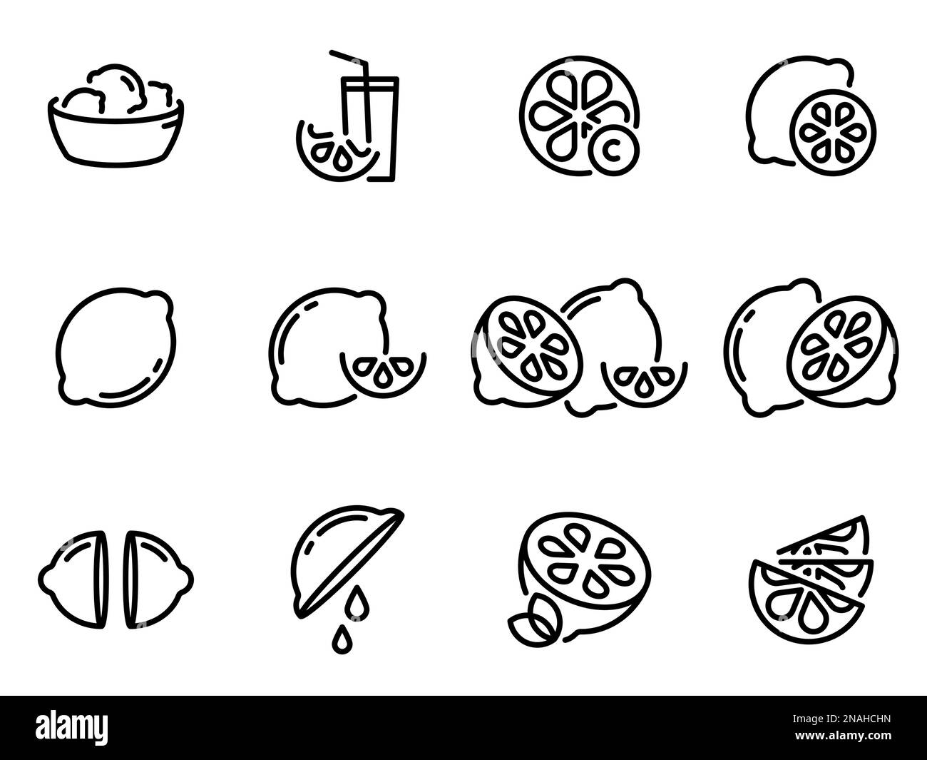 Set of black vector icons, isolated against white background. Flat ...