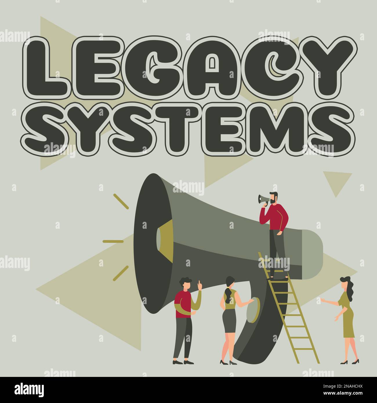 Inspiration showing sign Legacy Systems. Business idea old method ...