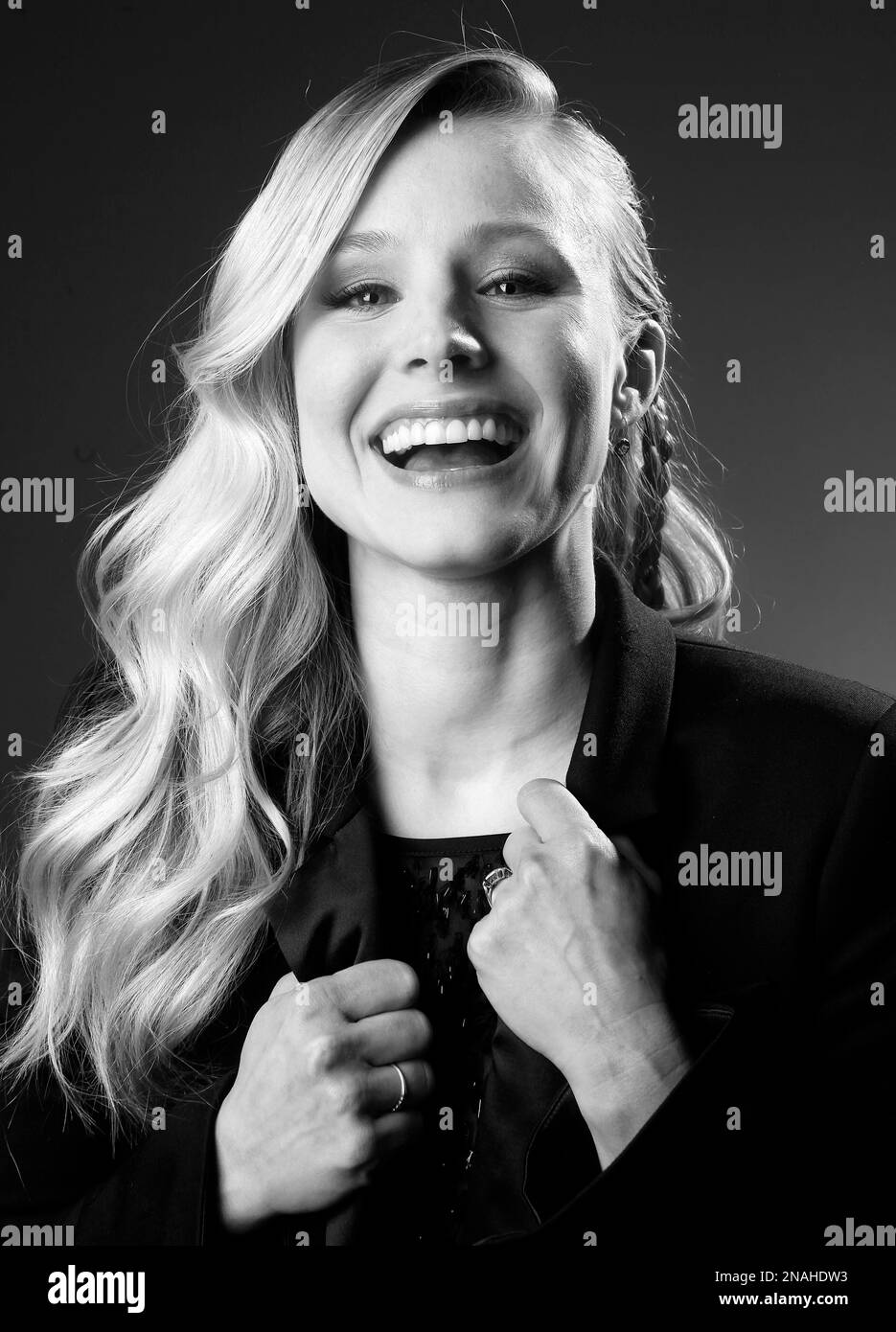 Actress Kristen Bell poses for a portrait Friday, Jan. 6 in New York ...