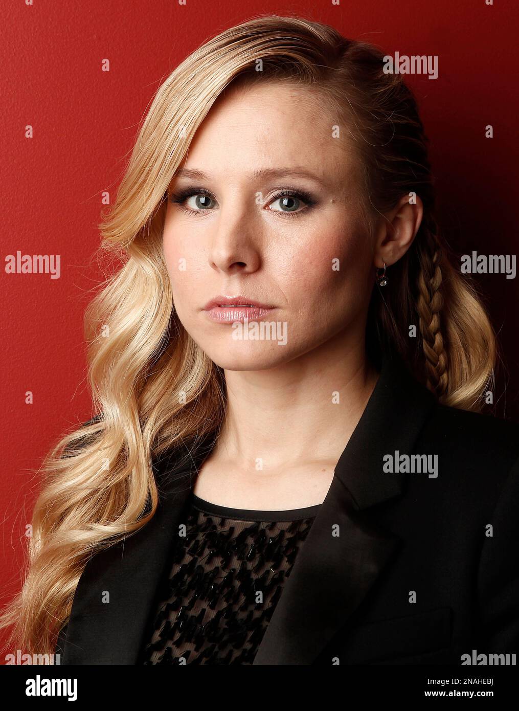 Actress Kristen Bell poses for a portrait Friday, Jan. 6 in New York ...