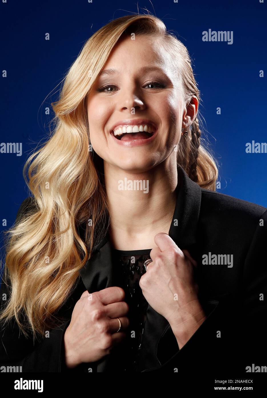 Actress Kristen Bell poses for a portrait Friday, Jan. 6 in New York ...