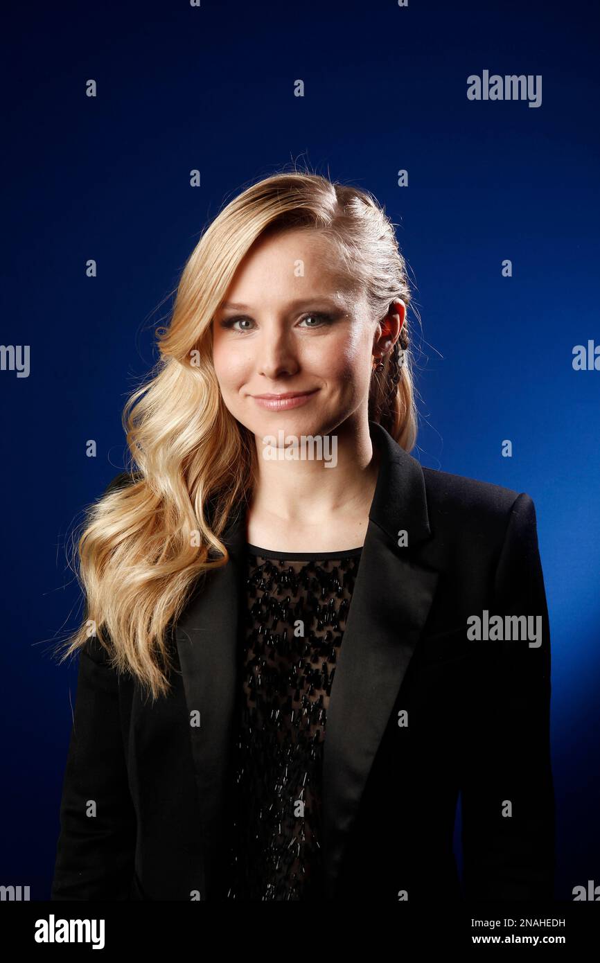 Actress Kristen Bell poses for a portrait Friday, Jan. 6 in New York ...