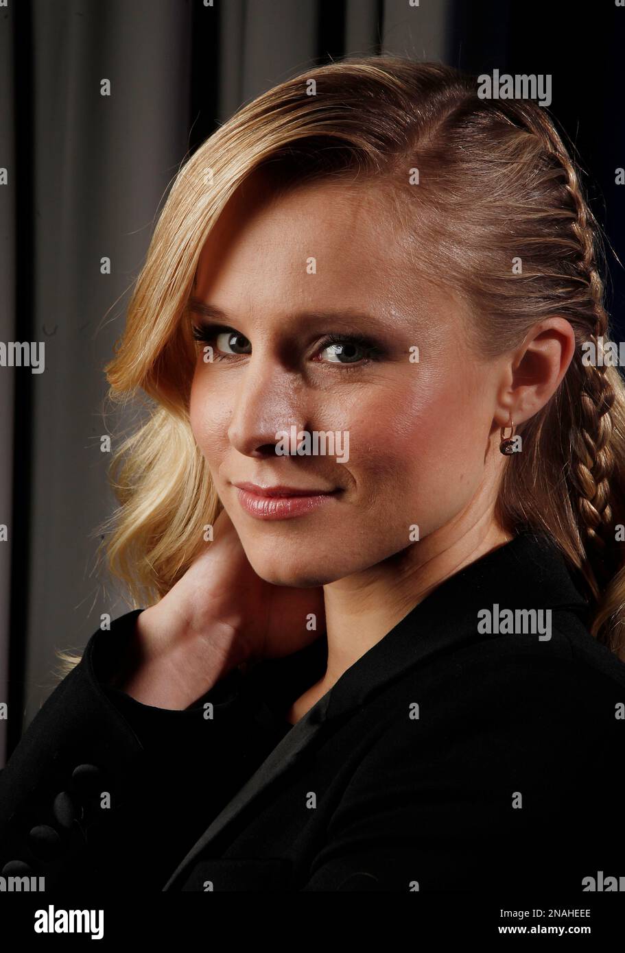 Actress Kristen Bell poses for a portrait Friday, Jan. 6 in New York ...